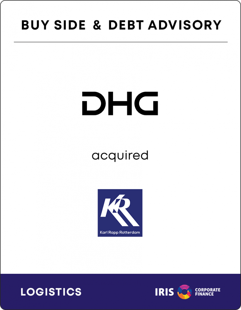 IRIS CF acted as advisor to DHG in acquiring minority share in Karl ...